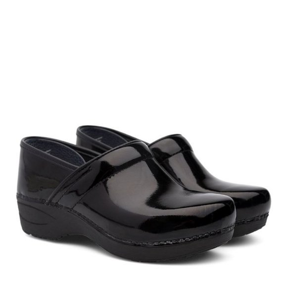 Dansko | Shoes | Dansko Black Patent Shiny Shine Leather Professional ...